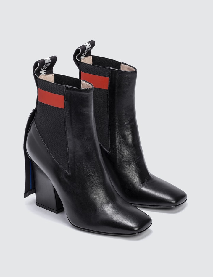 MSGM - Striped Band Chelsea Boot | HBX - Globally Curated Fashion and ...
