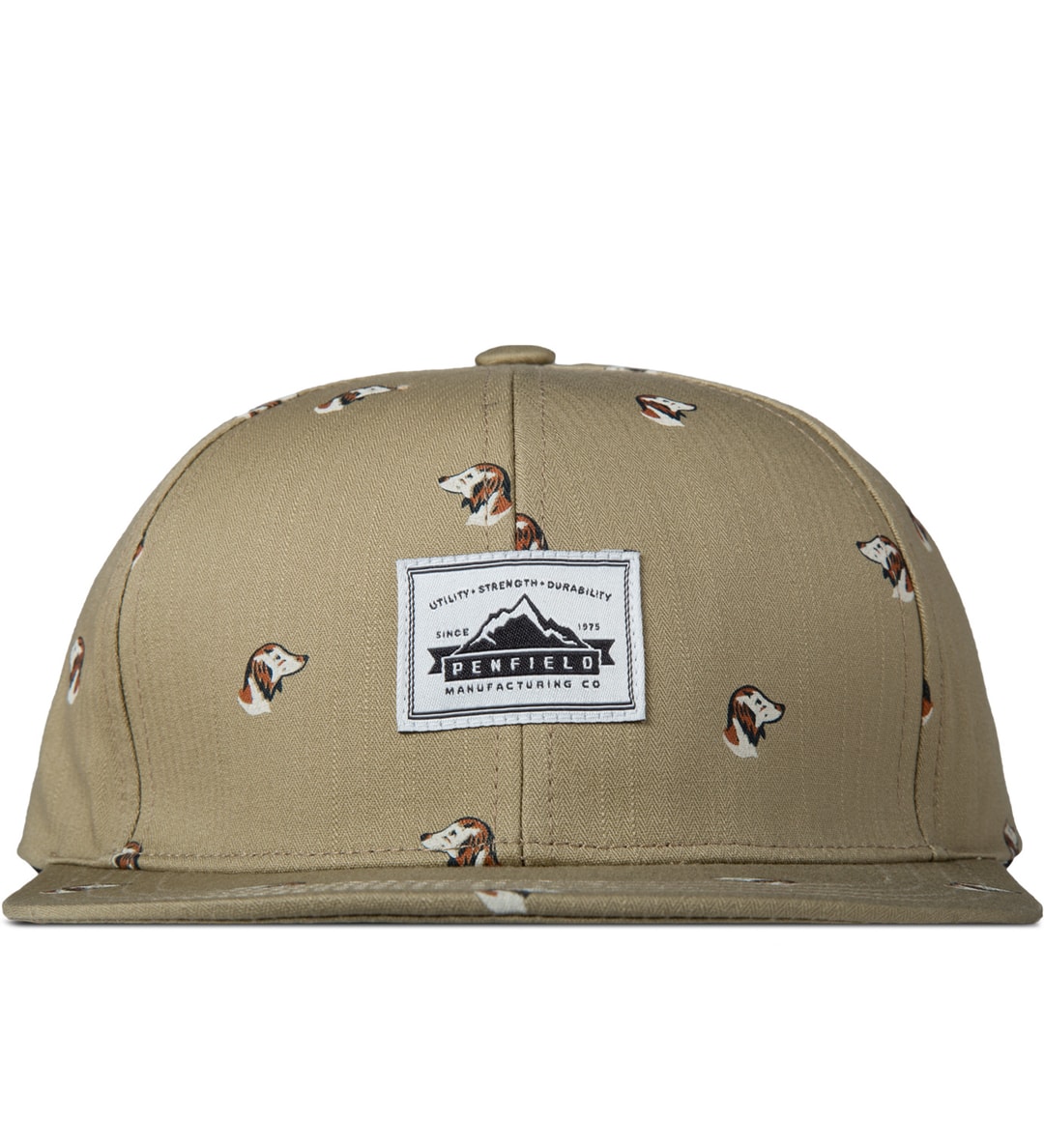 Penfield - Tan Hound Print Kramer Adjustable Cap | HBX - Globally ...