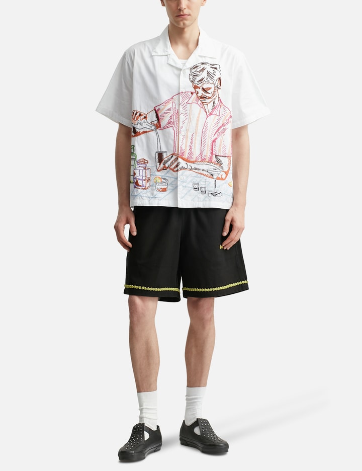 Lorenz - Beaded Smiley Shorts | HBX