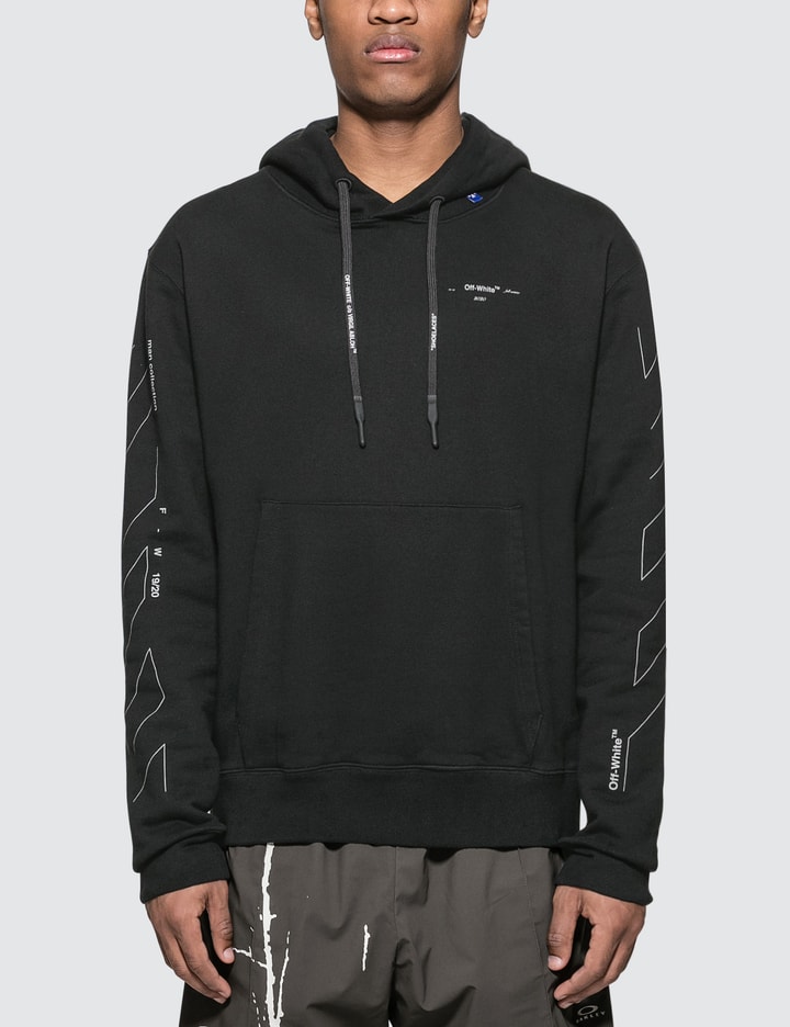 Off-White™ - Diagonals Unfinished Slim Hoodie | HBX