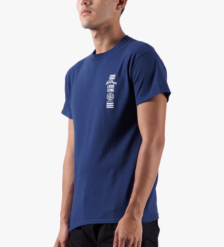 10.Deep - Blue Triple Stack T-Shirt | HBX - Globally Curated Fashion ...
