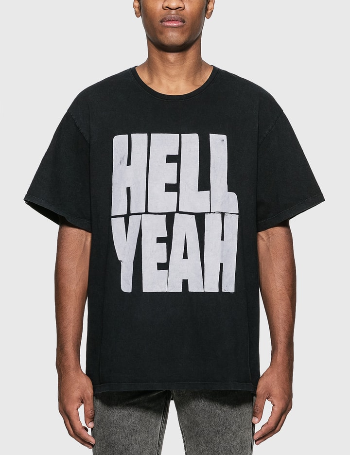 Rhude - Hell Yeah T-Shirt | HBX - Globally Curated Fashion and ...