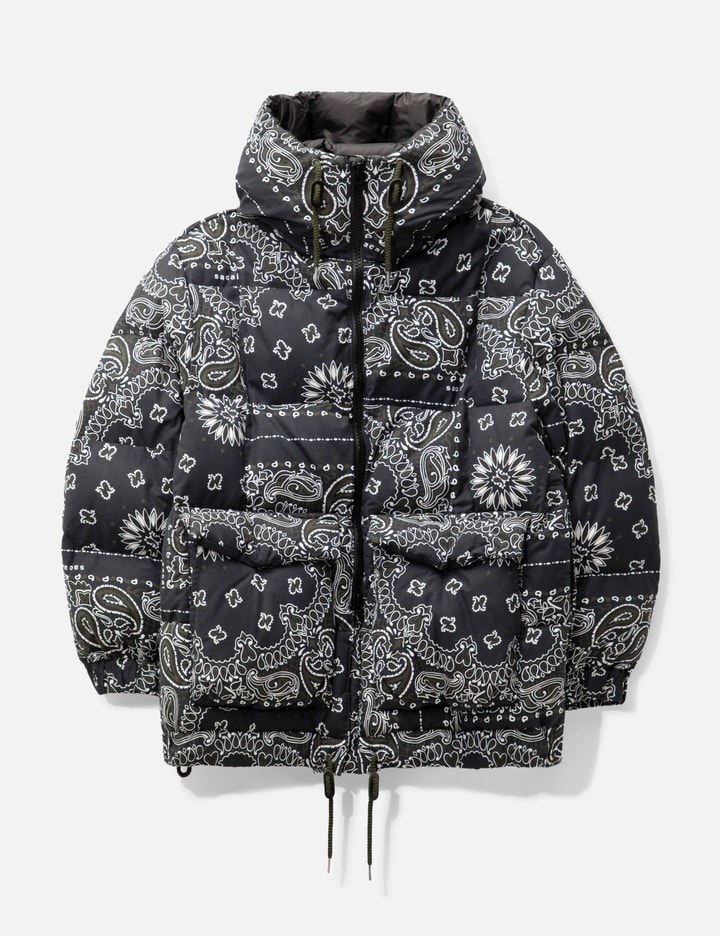 Sacai - Bandana Print Puffer Jacket | HBX