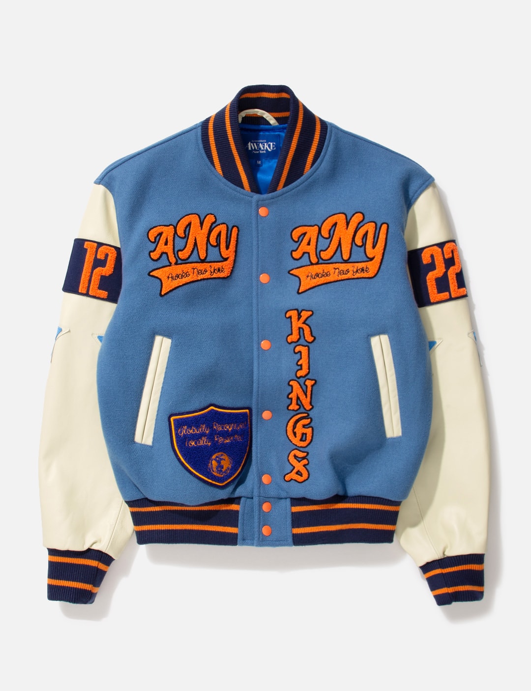 Awake NY - Corazón Varsity Jacket | HBX - HYPEBEAST 為您搜羅全球潮流時尚品牌
