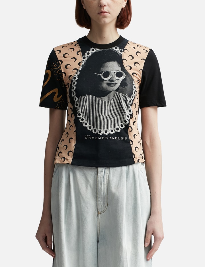 Marine Serre - Regenerated Graphic T-shirt Baby Fit T-shirt | HBX - ハイプ ...