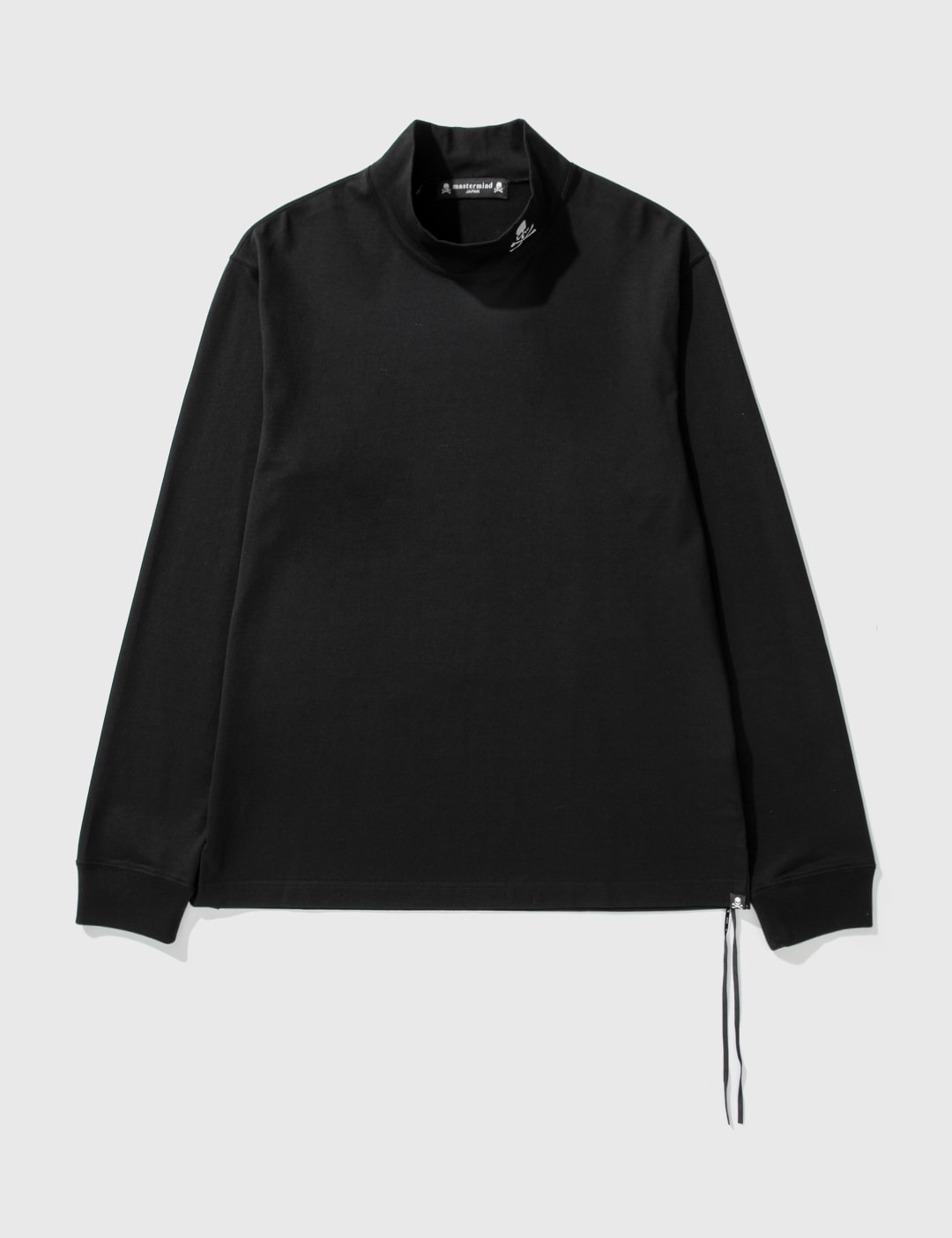 Mastermind Japan - Skull Embroidered High Neck T-Shirt | HBX