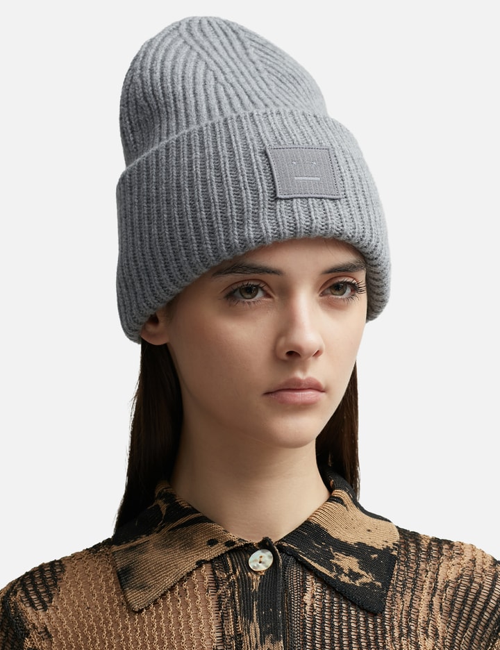Acne Studios - LARGE FACE LOGO BEANIE | HBX