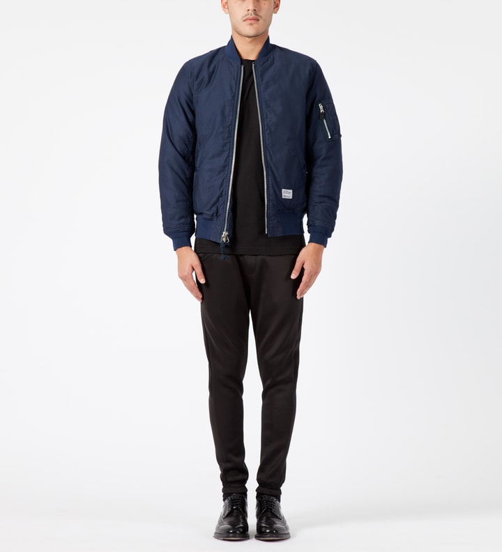 Bedwin & The Heartbreakers - Navy Dean MA-1 Jacket | HBX - 하입비스트가 엄선한 글로벌 패션&라이프스타일