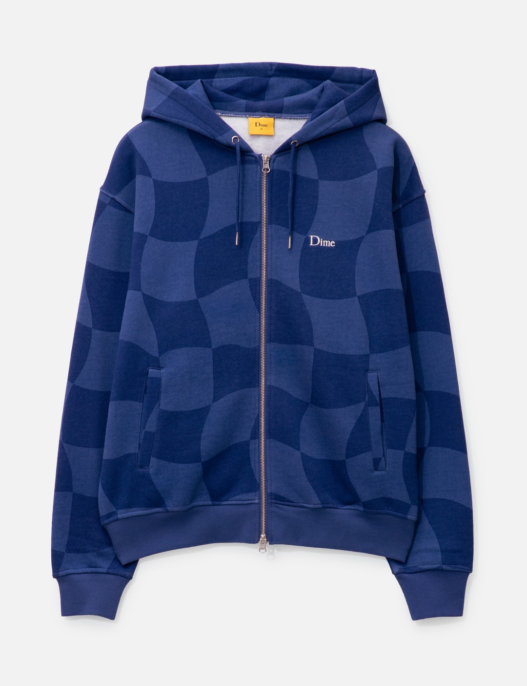 Dime - Classic Checkmate Zip-Up Hoodie | HBX - Globally Curated Fashion ...