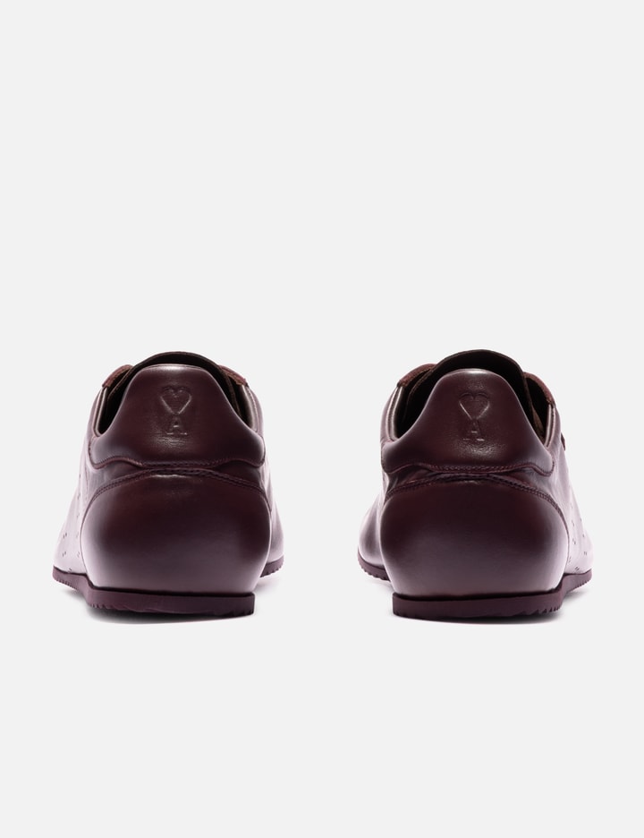Ami - Smooth Leather Low Top Step Sneakers | HBX