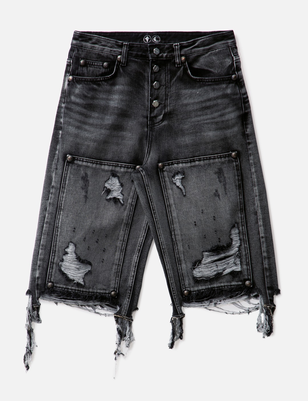 THUG CLUB - Double knee Damage Shorts | HBX - Globally Curated Fashion ...