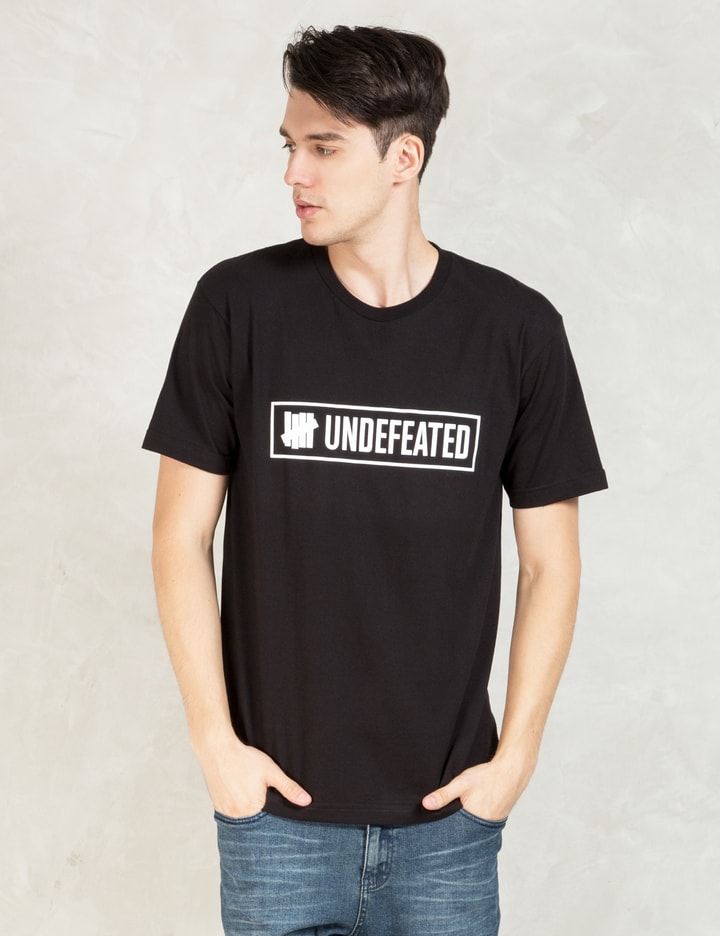 Undefeated - Black Outline T-Shirt | HBX - Globally Curated Fashion and ...