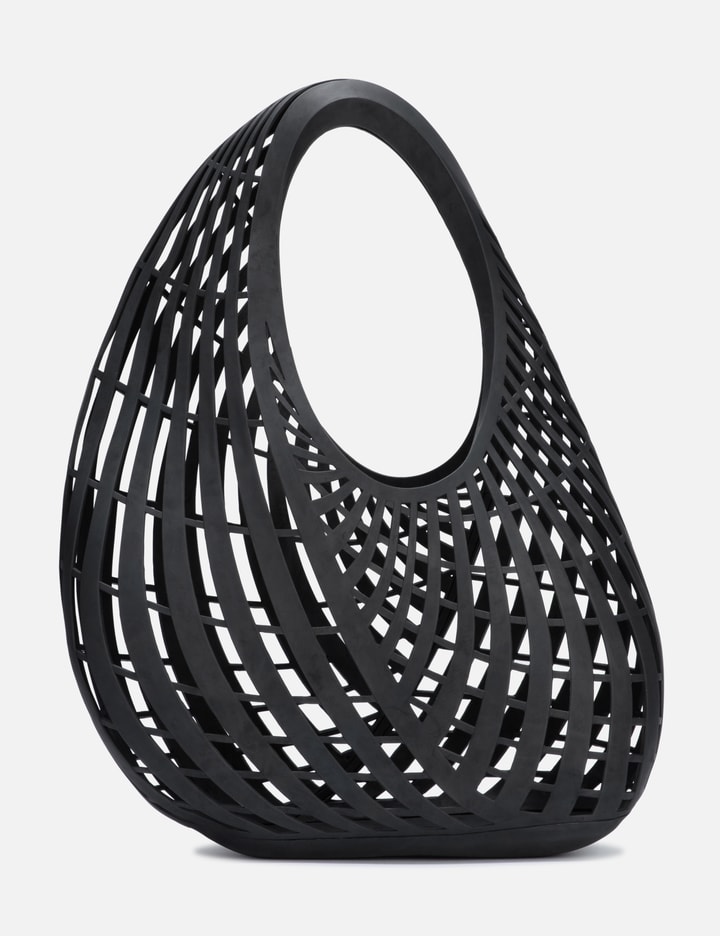 Mugler - Cut-Out Net Spiral Shoulder Bag | HBX