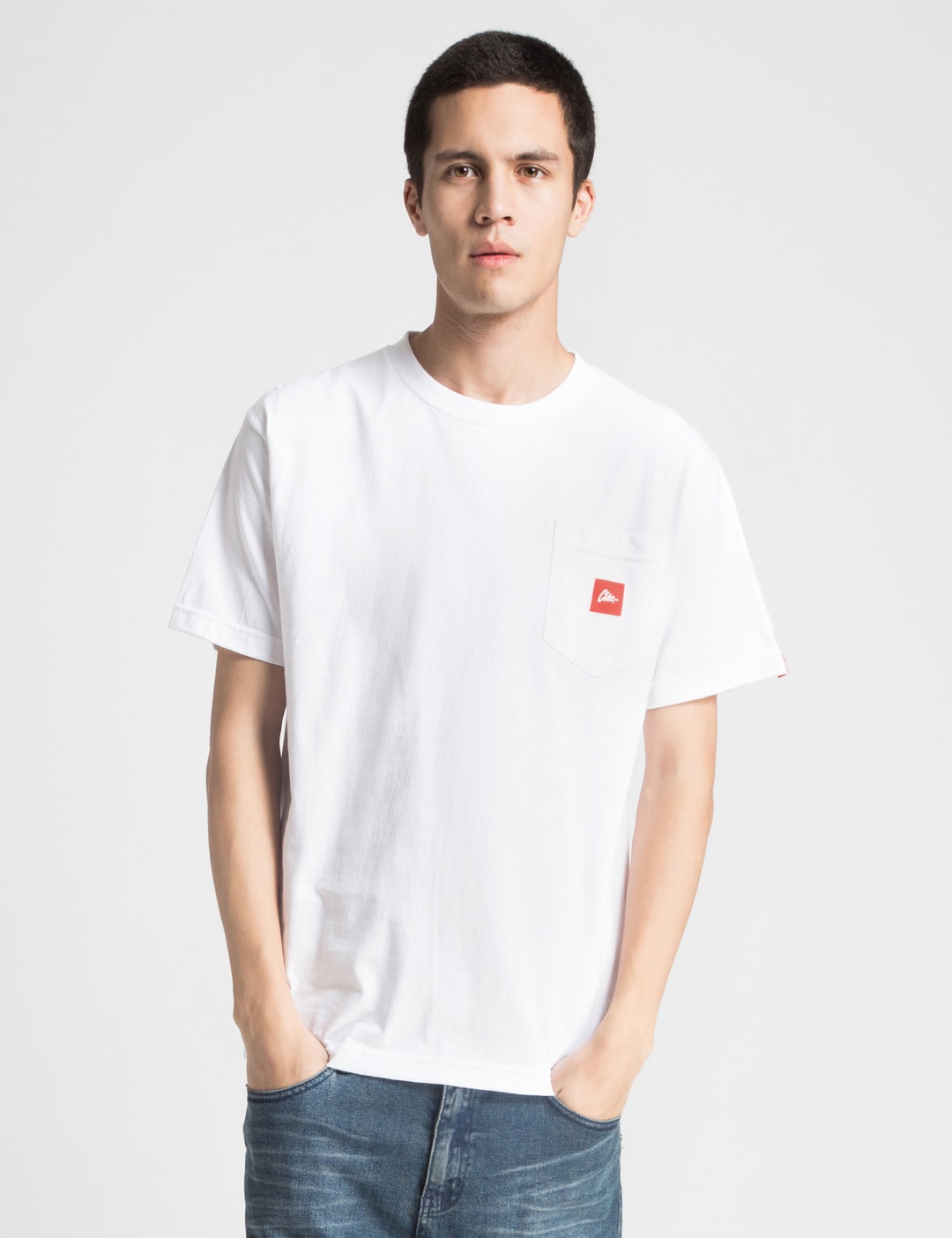 Clsc - White Square Logo T-Shirt | HBX - Globally Curated Fashion and ...
