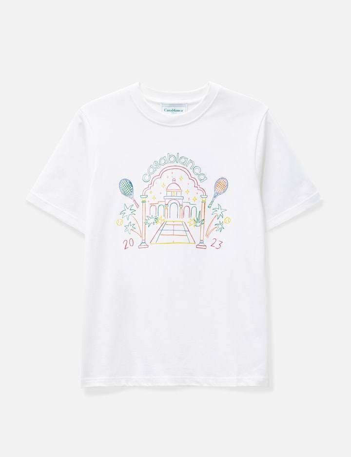 Casablanca - Rainbow Crayon Temple T-Shirt | HBX