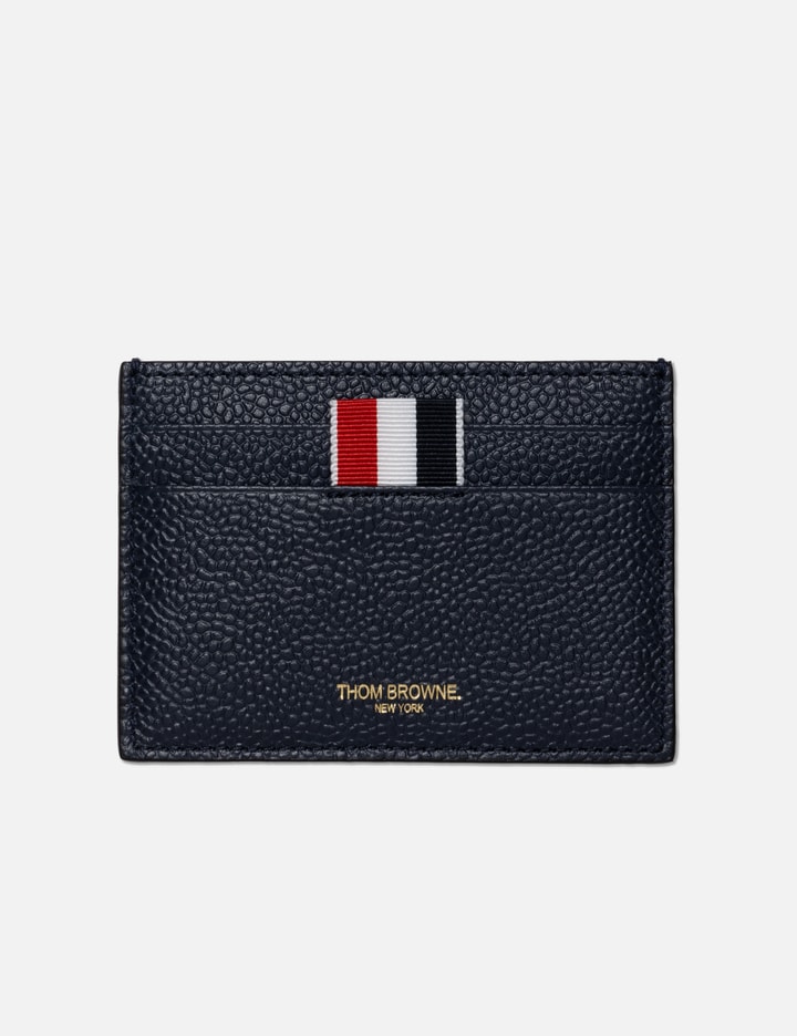 Thom Browne - Pebble Grain 4-Bar Single Card Holder | HBX