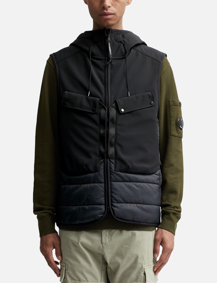 C.P. Company - C.P. SHELL-R MIXED GOGGLE VEST | HBX - Globally Curated Fashion and Lifestyle by ...