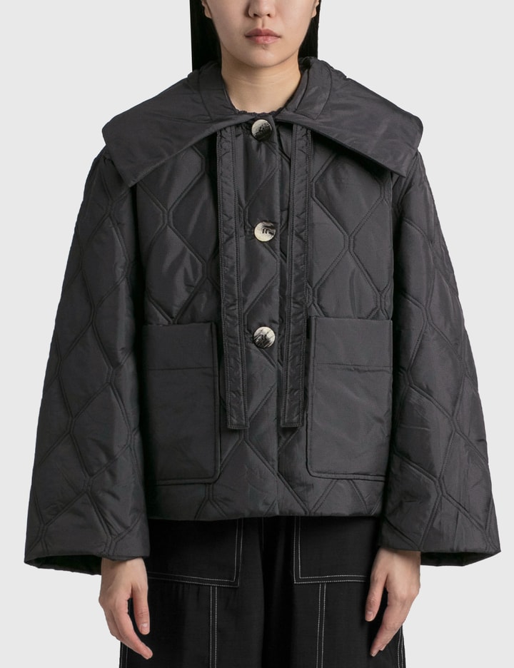 Ganni - Ripstop Quilt Jacket | HBX - Globally Curated Fashion and ...