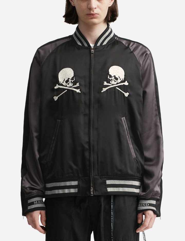 Mastermind Japan - SILK BOMBER JACKET | HBX - Globally Curated Fashion ...