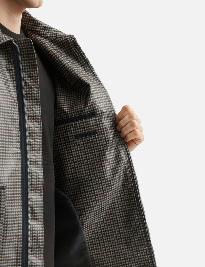 NEITHERS Reimagined Coated Houndstooth Check Jacket - Fleece-lined, two ...