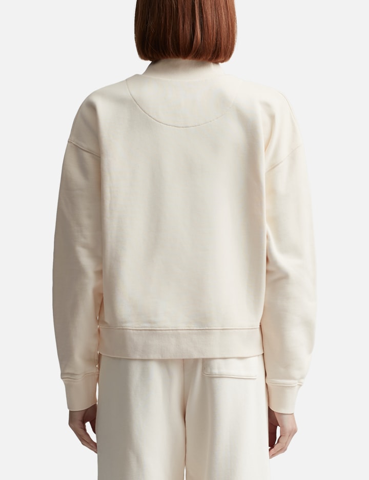 Maison Kitsuné - Baby Fox Head Patch Half Zip Sweatshirt | HBX