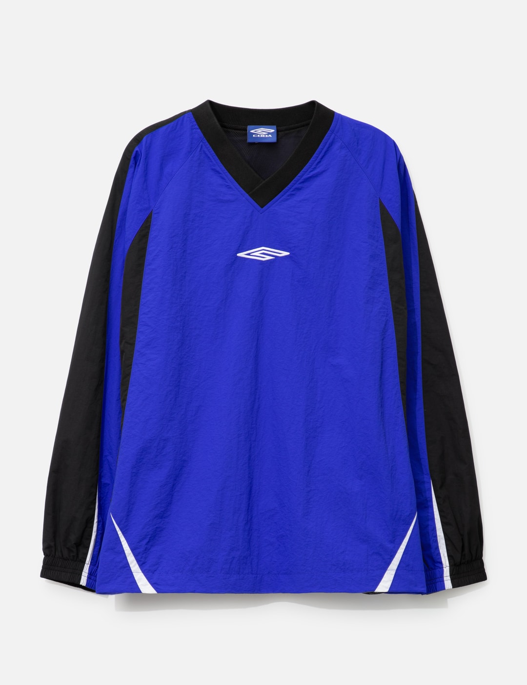 CODA - Blue Nylon All Weather Pro Sports Pullover | HBX
