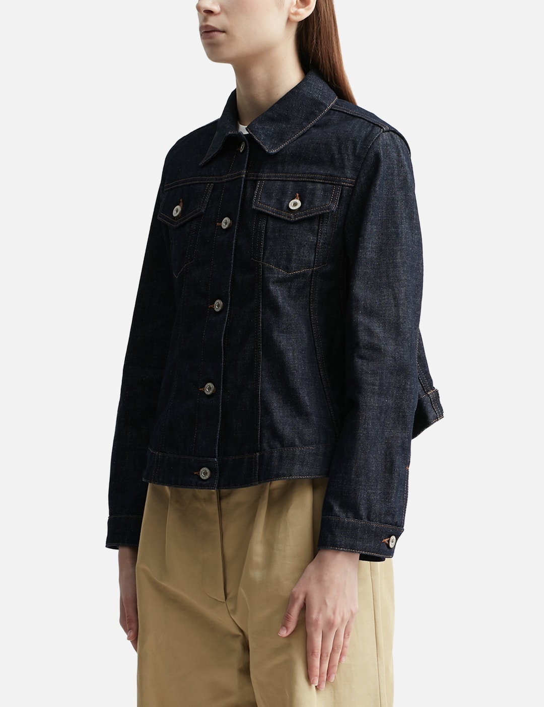 Loewe - SHORT TRAPEZE JACKET | HBX - Globally Curated Fashion and ...