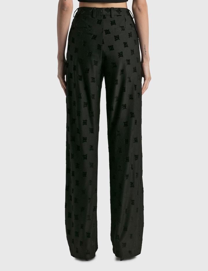 Misbhv - VELOUR MONOGRAM TROUSERS BLACK | HBX - Globally Curated ...