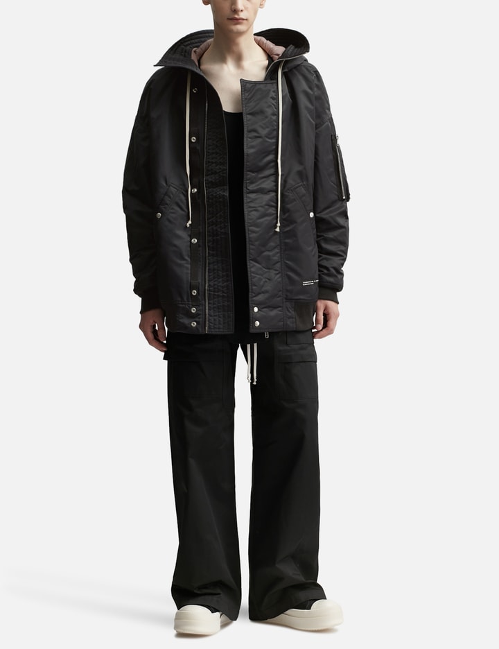 Rick Owens Drkshdw - Hooded Long Bomber | HBX