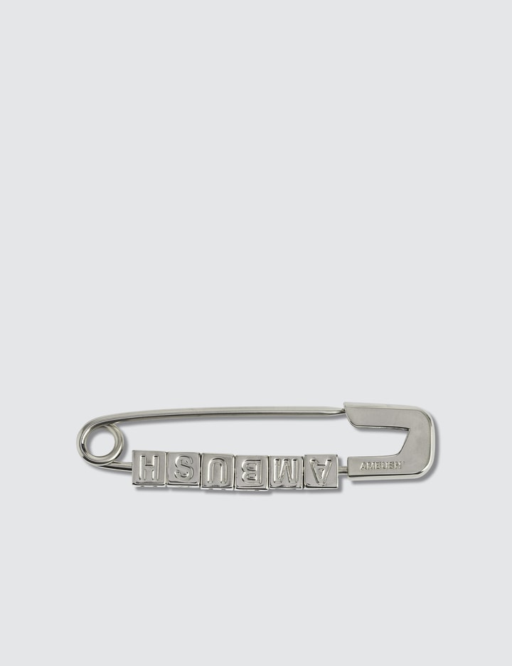 AMBUSH® - Letter Block Safety Pin | HBX - Globally Curated Fashion and ...