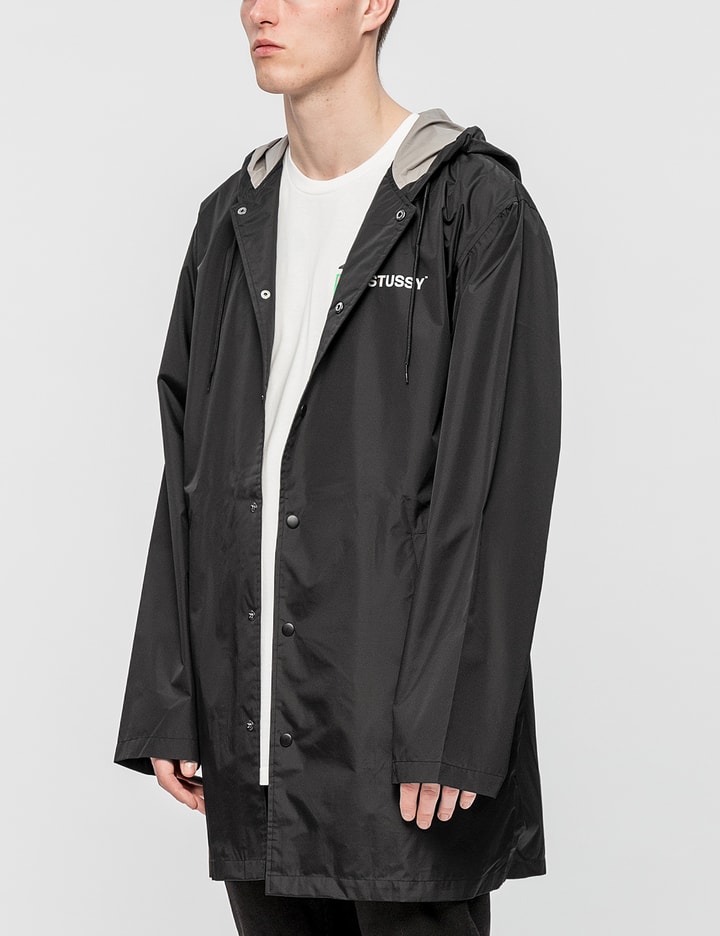 Stüssy - Long Hooded Coach Jacket | HBX - Globally Curated Fashion and ...