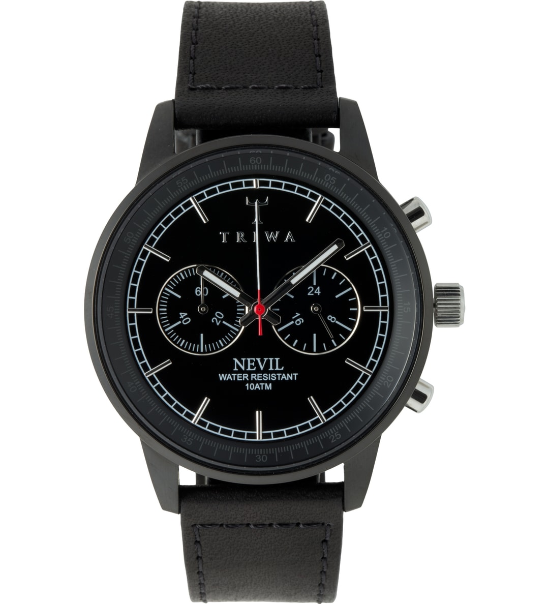 TRIWA - Midnight Nevil w/ Black Sewn Classic Strap | HBX - Globally ...