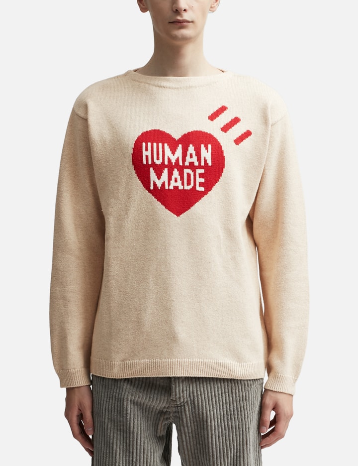 Human Made - Heart Knit Sweater | HBX - Globally Curated Fashion and ...