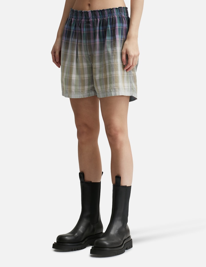 Maison Margiela - Gradient Check Shorts | HBX - Globally Curated ...