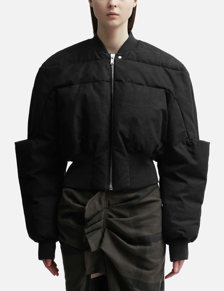 Rick Owens - Girdered Bomber Cropped | HBX - HYPEBEAST 為您搜羅全球潮流時尚品牌