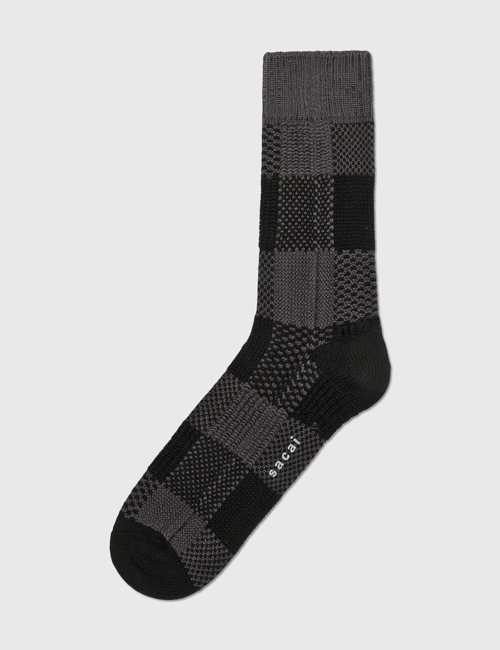 Sacai - Buffalo Check Socks | HBX - Globally Curated Fashion and ...