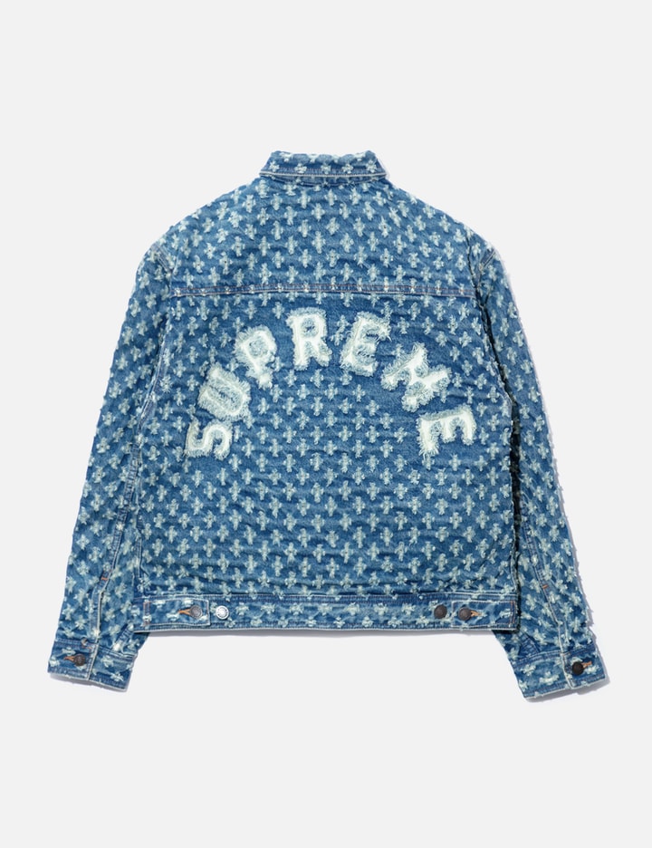 Supreme - Supreme Frayed Denim Jacket | HBX - HYPEBEAST 為您搜羅全球潮流時尚品牌