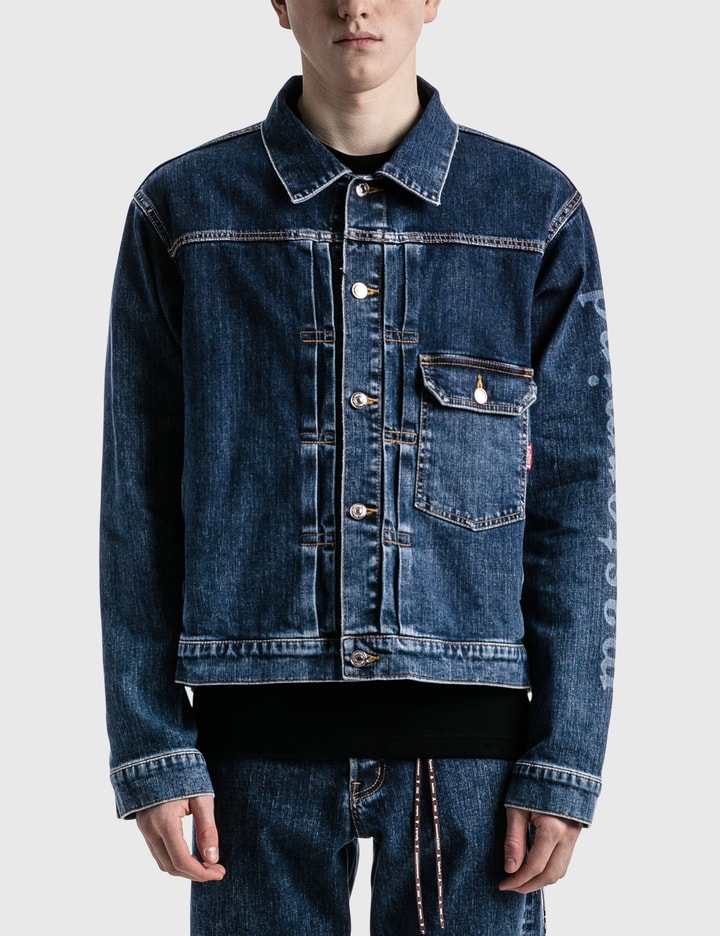Mastermind Japan - Denim Trucker Jacket | HBX