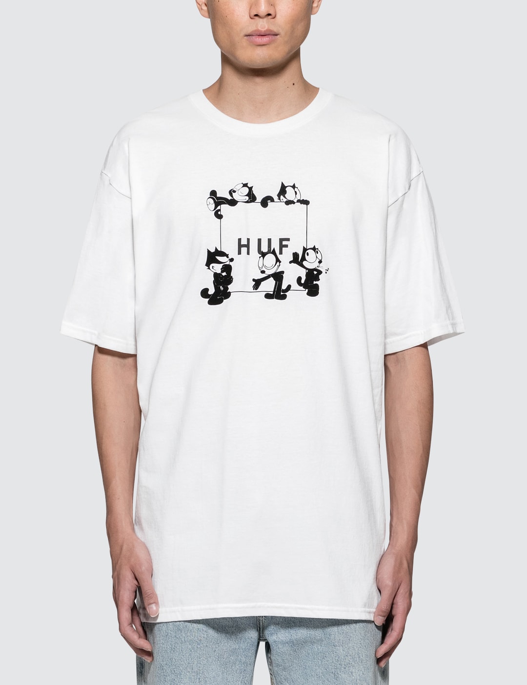 Huf - Felix Box Logo S/S T-Shirt | HBX - Globally Curated Fashion and ...