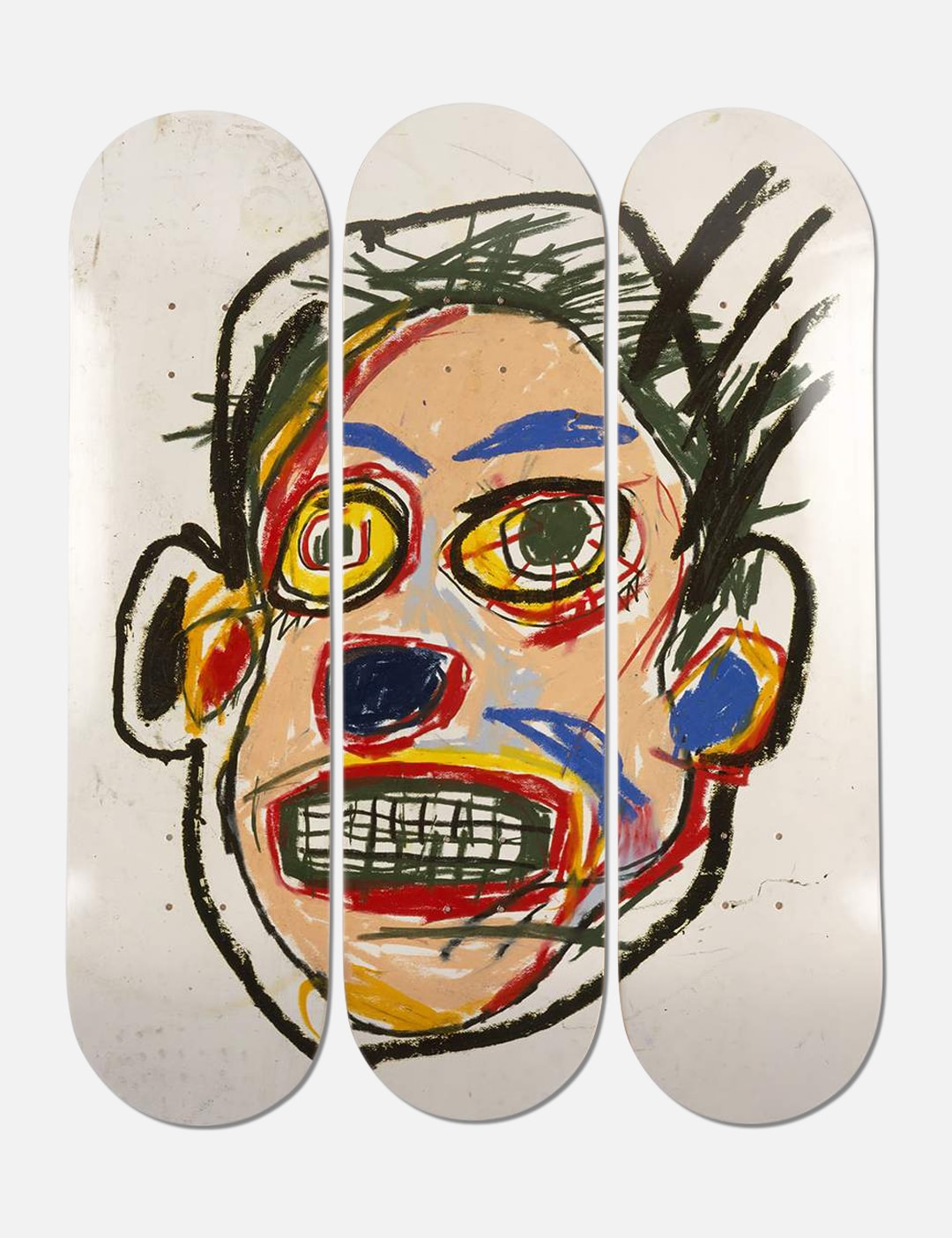THE SKATEROOM - Jean-Michel Basquiat Untitled (Face), 1982 Skateboard ...