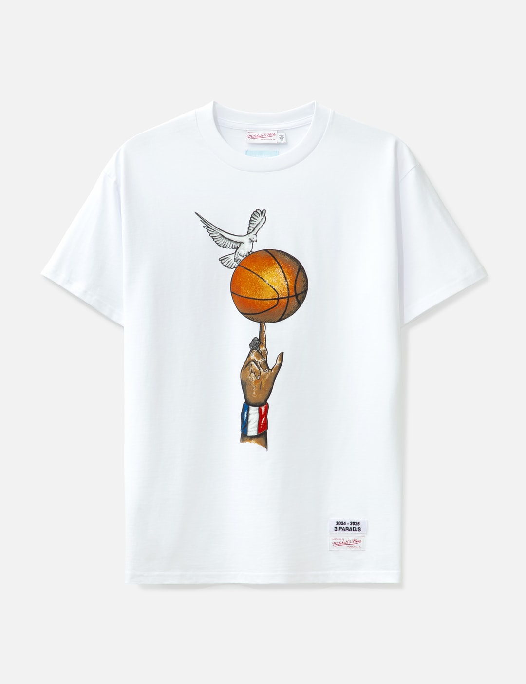 3.Paradis - 3.PARADIS x MITCHELL & NESS x NBA GRAPHIC BALL T-SHIRT ...