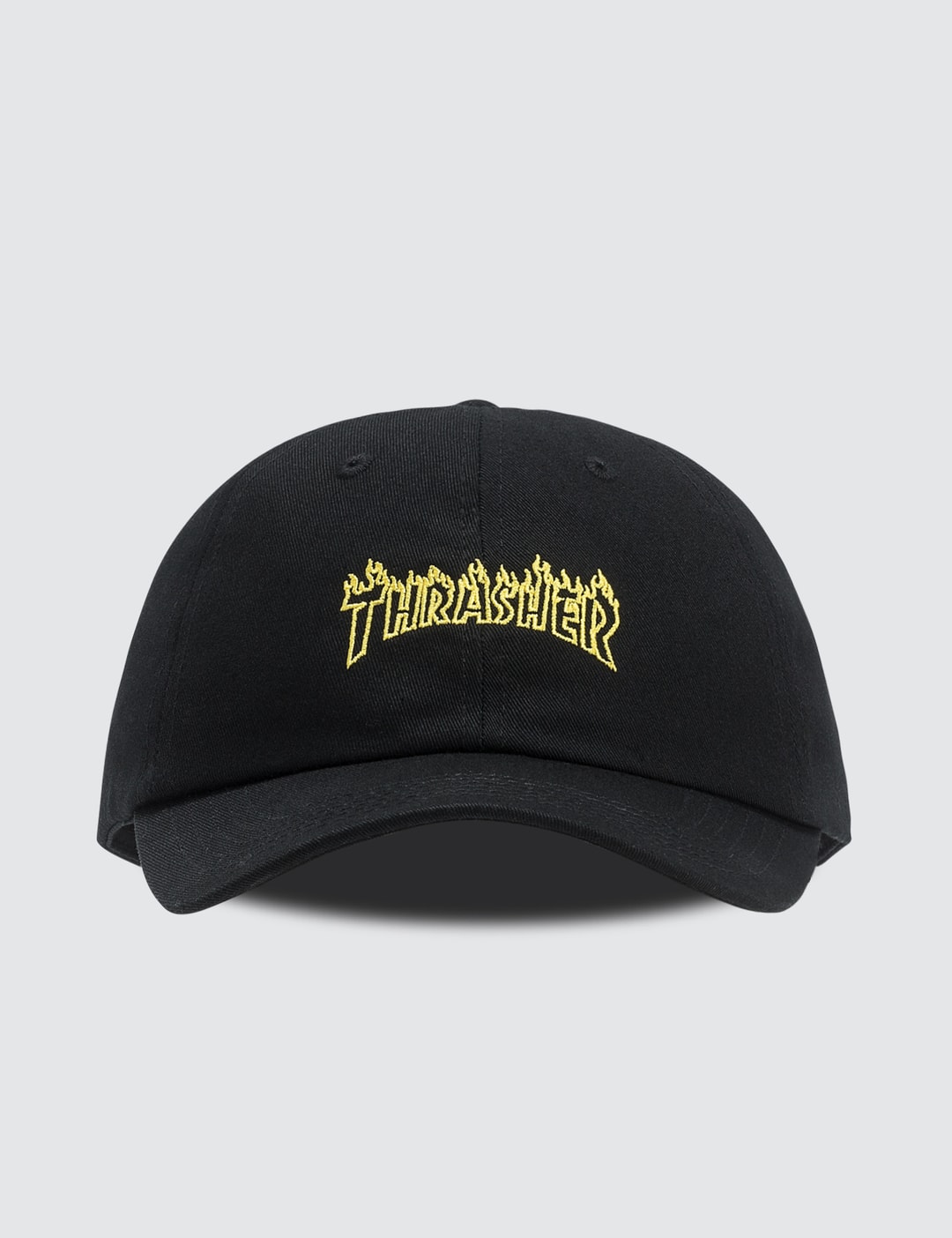 Thrasher - Flame Outline Dad Cap | HBX - Globally Curated Fashion and ...