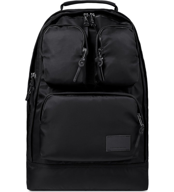 KRISVANASSCHE - Black Multi Pocket Backpack | HBX - Globally Curated ...