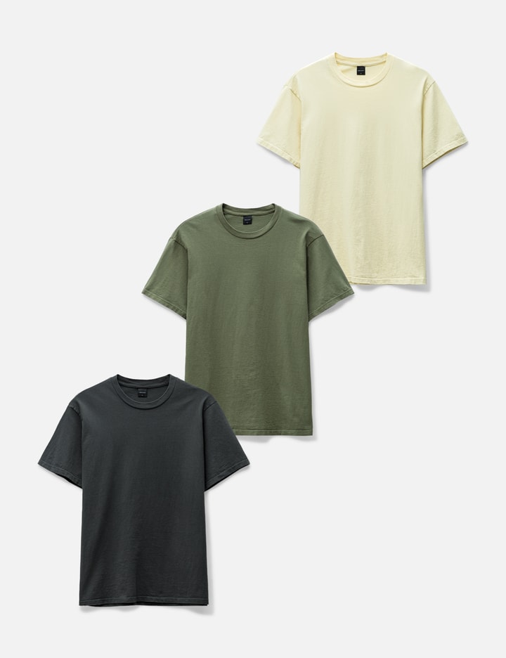 John Elliott - FOUNDATION 3 PACK T-SHIRTS | HBX - Globally Curated ...