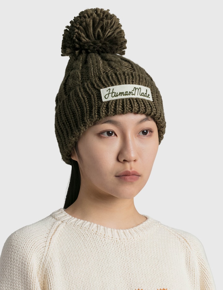 Human Made - Cable Pop Beanie | HBX - Globally Curated Fashion and ...
