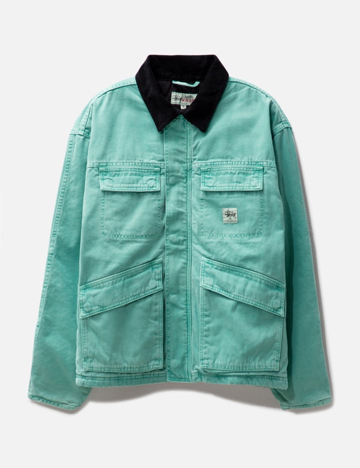 Stüssy - Washed Canvas Shop Jacket | HBX - Globally Curated Fashion and ...