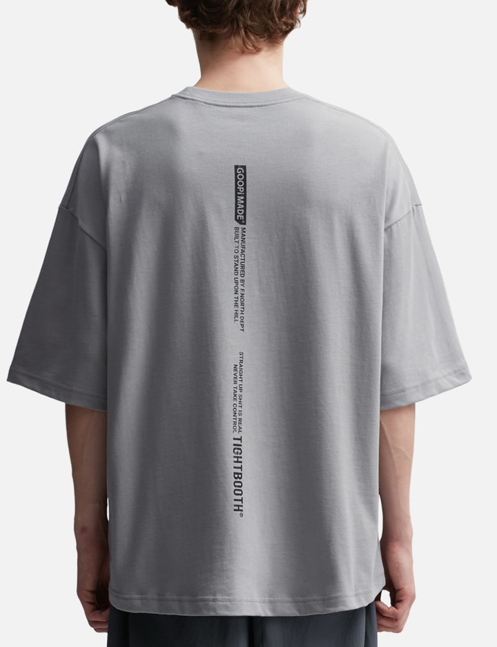 GOOPiMADE - "GMT-01T" Super Wide Logo T-Shirt | HBX