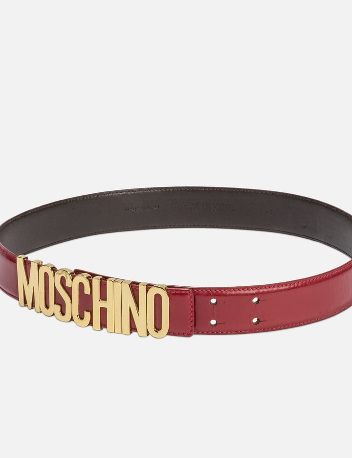 MOSCHINO - MOSCHINO LEATHER BELT | HBX