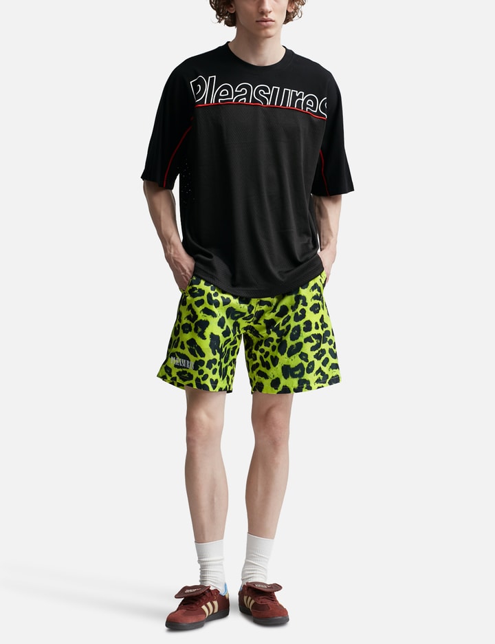 Pleasures - LEOPARD RUNNING SHORTS | HBX