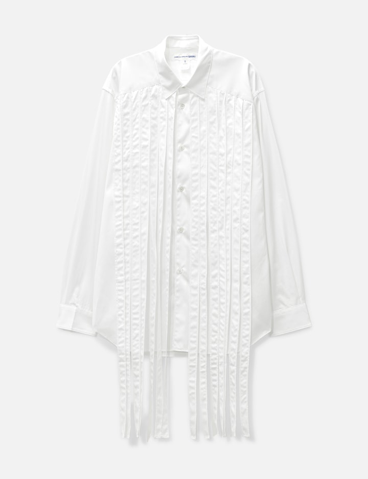 CDG Shirt - Pleated Panel Shirt | HBX - Globally Curated Fashion and ...